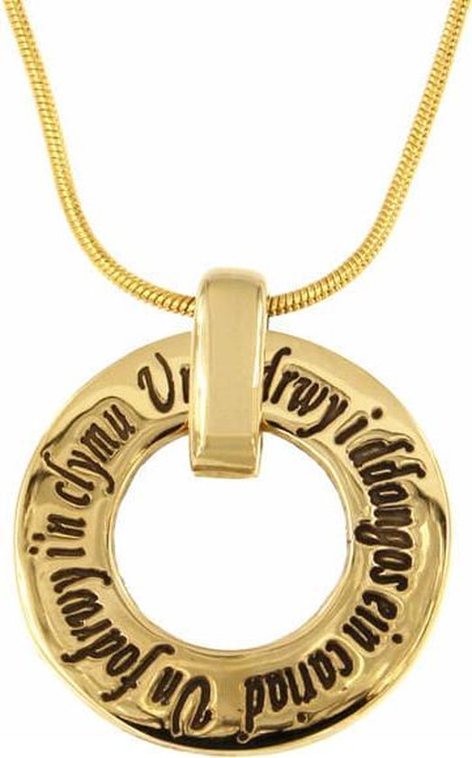 Welsh liefde Bronzen hanger, Bronzen hanger van St Justin (BZP923) | bol