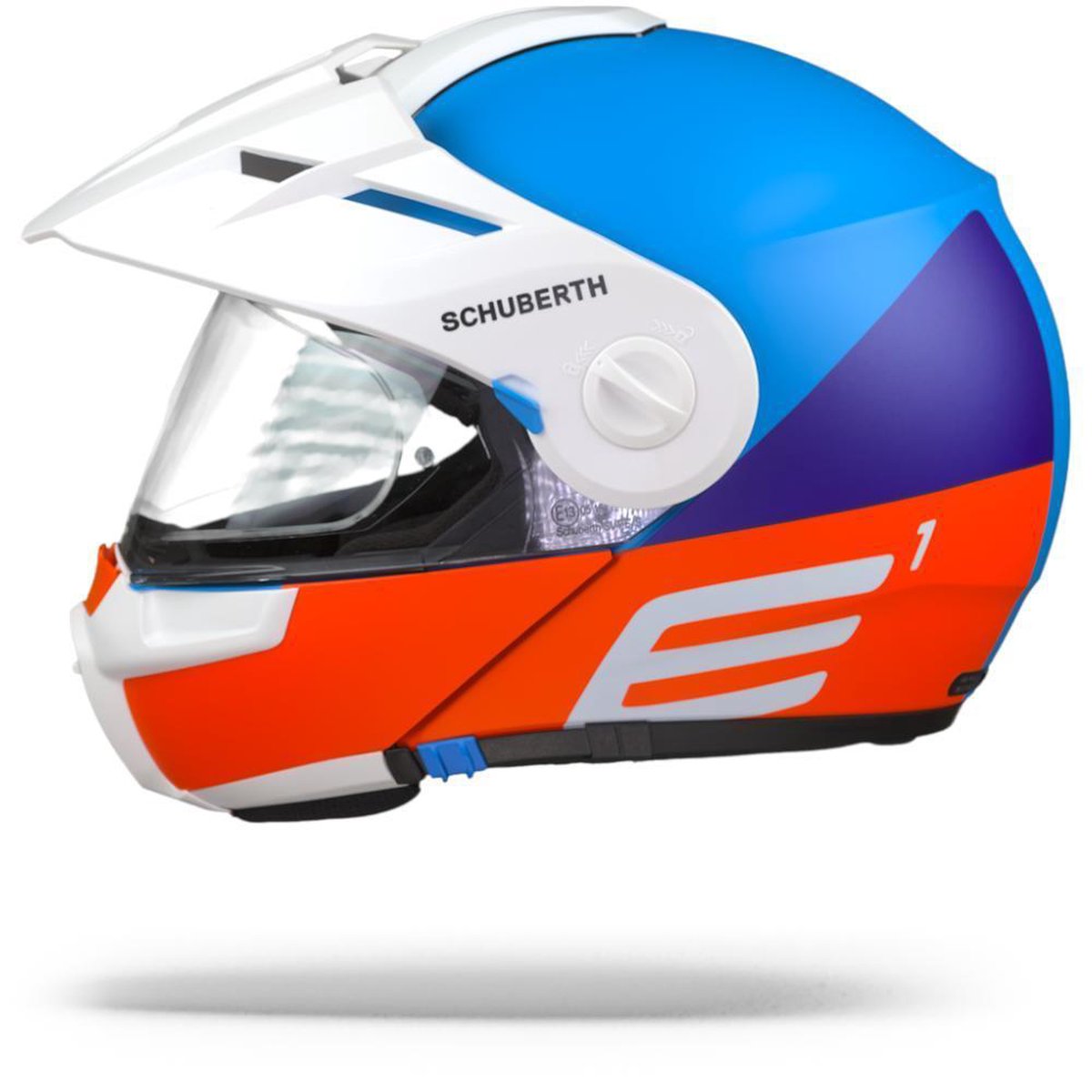 Schuberth E1 Cut Blue Adventure Helmet XL | bol.com