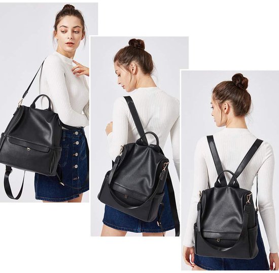 Anti-diefstal rugzak - Rugtas dames - Waterdicht - Klein - Anti-theft ...