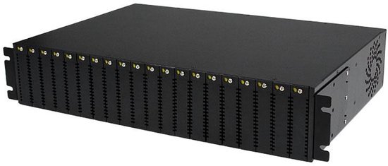 StarTech 20-slot 2U rackmonteerbare behuizing voor ET Serie 2 glasvezel ...