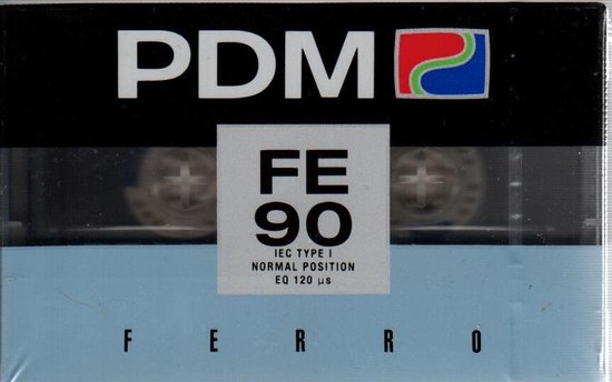 PDM FE 90 AUDIO TAPE (CASSETTE BANDJE) - 90 MIN (2 X 45) TYPE I - IEC 1 - vintage uit 1990 | bol