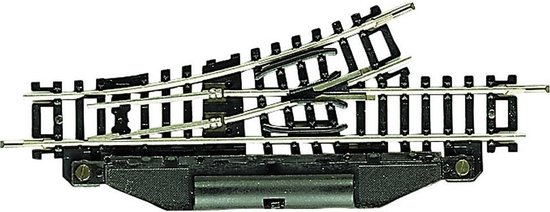 N Fleischmann rails (zonder ballastbed) 22249 Wissel, Elektrisch, Links 104.2 mm 24 °... | bol