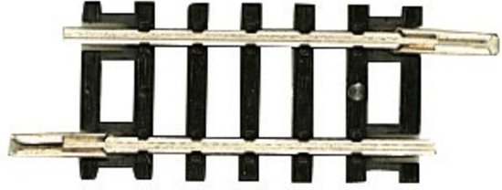 N Fleischmann rails (zonder ballastbed) 22206 Rechte rails 33.6 mm 12 stuk(s) | bol