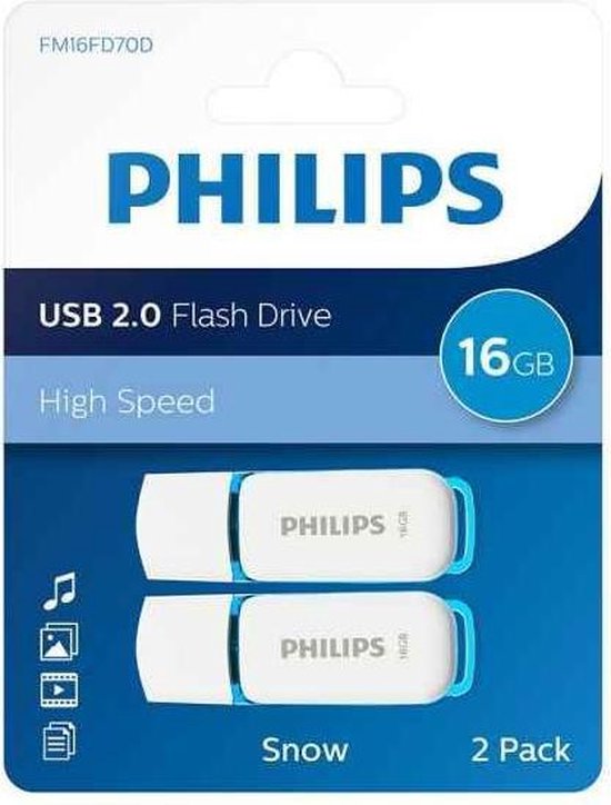 Philips USB Flash Drive 16GB - 2 Pack | bol.com