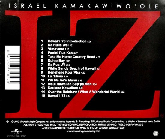 Facing Future, Israel (Iz) Kamakawiwo'Ole | CD (album) | Muziek | bol.com