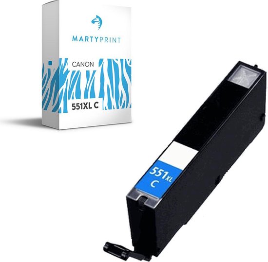 MartyPrint - geschikt voor Canon CLI-551C XL inktcartridge cyaan | bol.com
