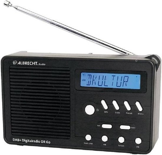 Albrecht.Audio DR60 DAB/DAB+ en FM radio | bol