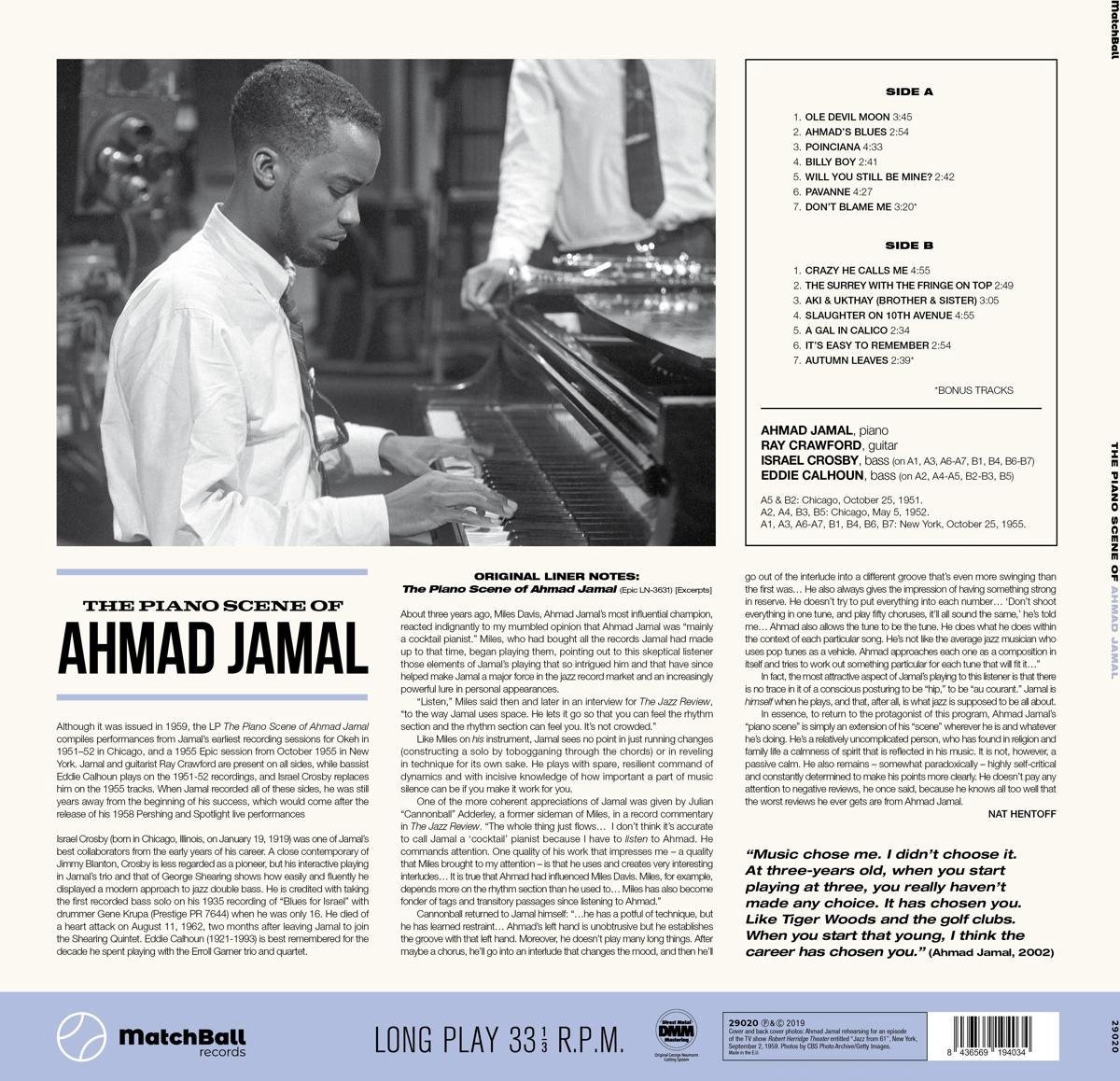 Piano Scene Of Ahmad Jamal, Ahmad Jamal | CD (album) | Musique | bol.com