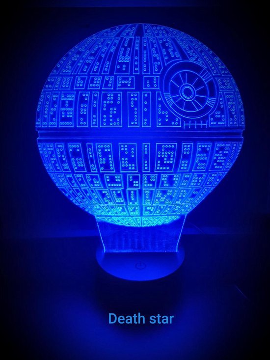 3D led lamp DEATH STAR | bol