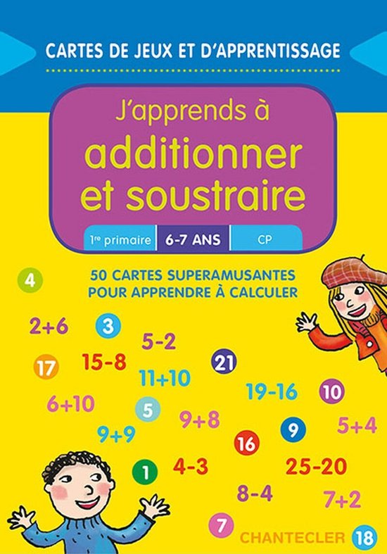Cartes de jeux et d'apprentissage - Additionner et soustraire (6-7 a ...