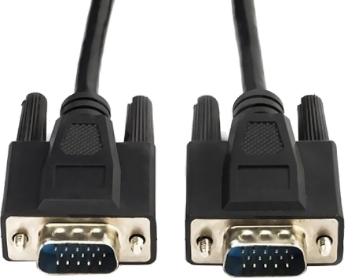 Premium VGA monitor kabel met ferriet kernen - CCS aders / zwart - 3 ...