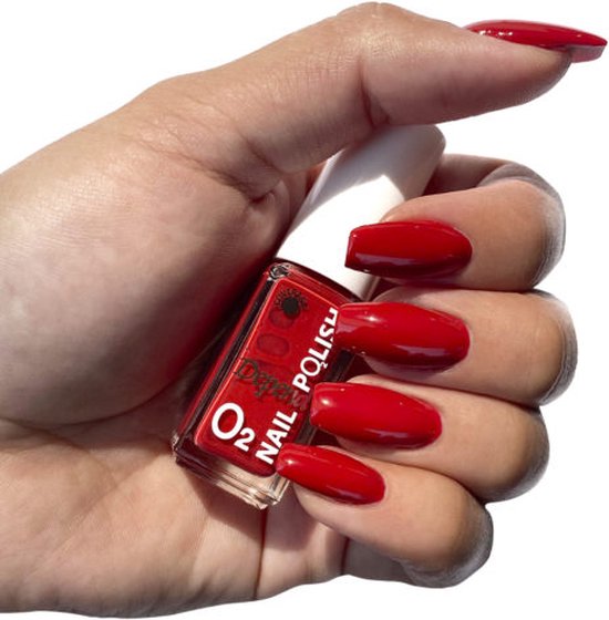 Depend Cosmetic | O2 Nail Polish | nagellak | rood | nr.634 | 5ml ...