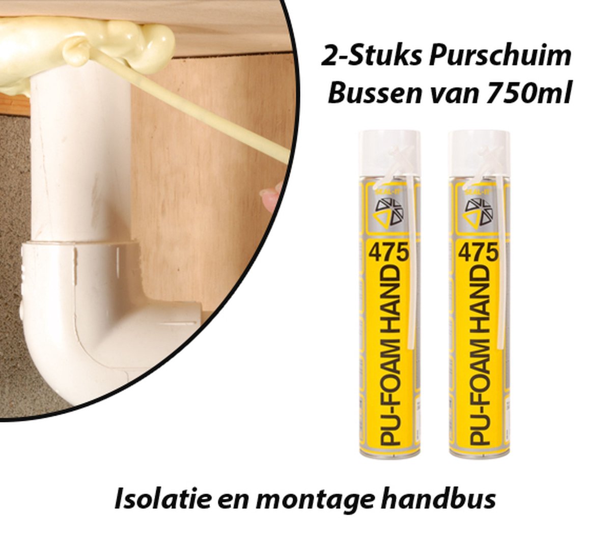 2-Stuks Purschuim Bussen van 750ml | bol.com