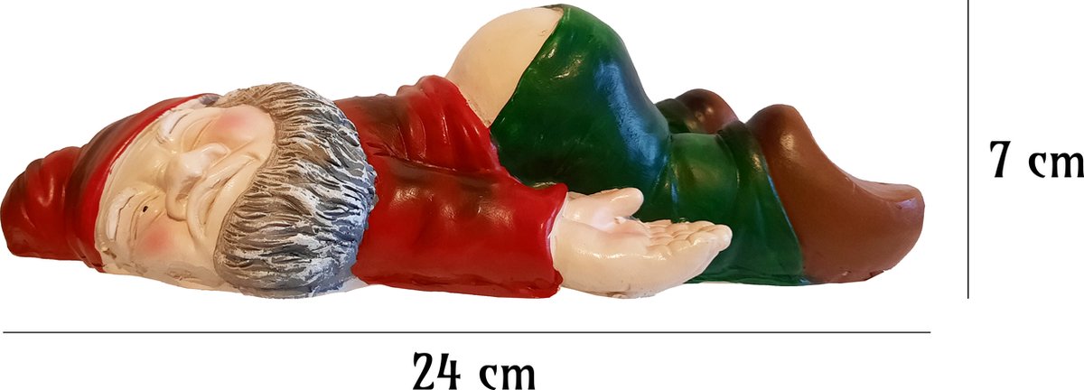 Dronken Tuinkabouter - Set 2 stuks - Groot en klein | bol.com