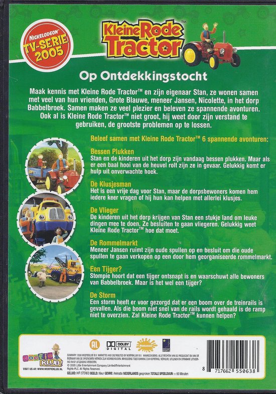 Kleine Rode Tractor - Op Ontdekkingstocht (Dvd), Kleine Rode Tractor ...