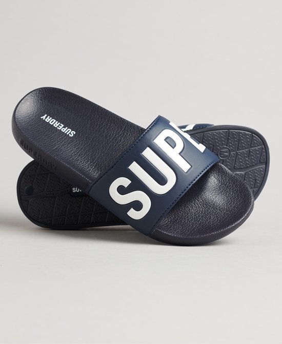 Superdry - Code Core Pool Sliders - S | bol