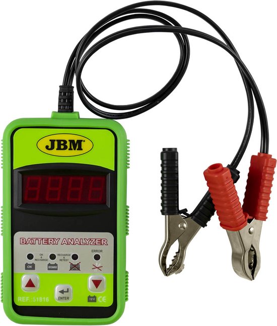 Digitale accutester - 7 tot 15 volt - tester voor accu met meetbereik ...