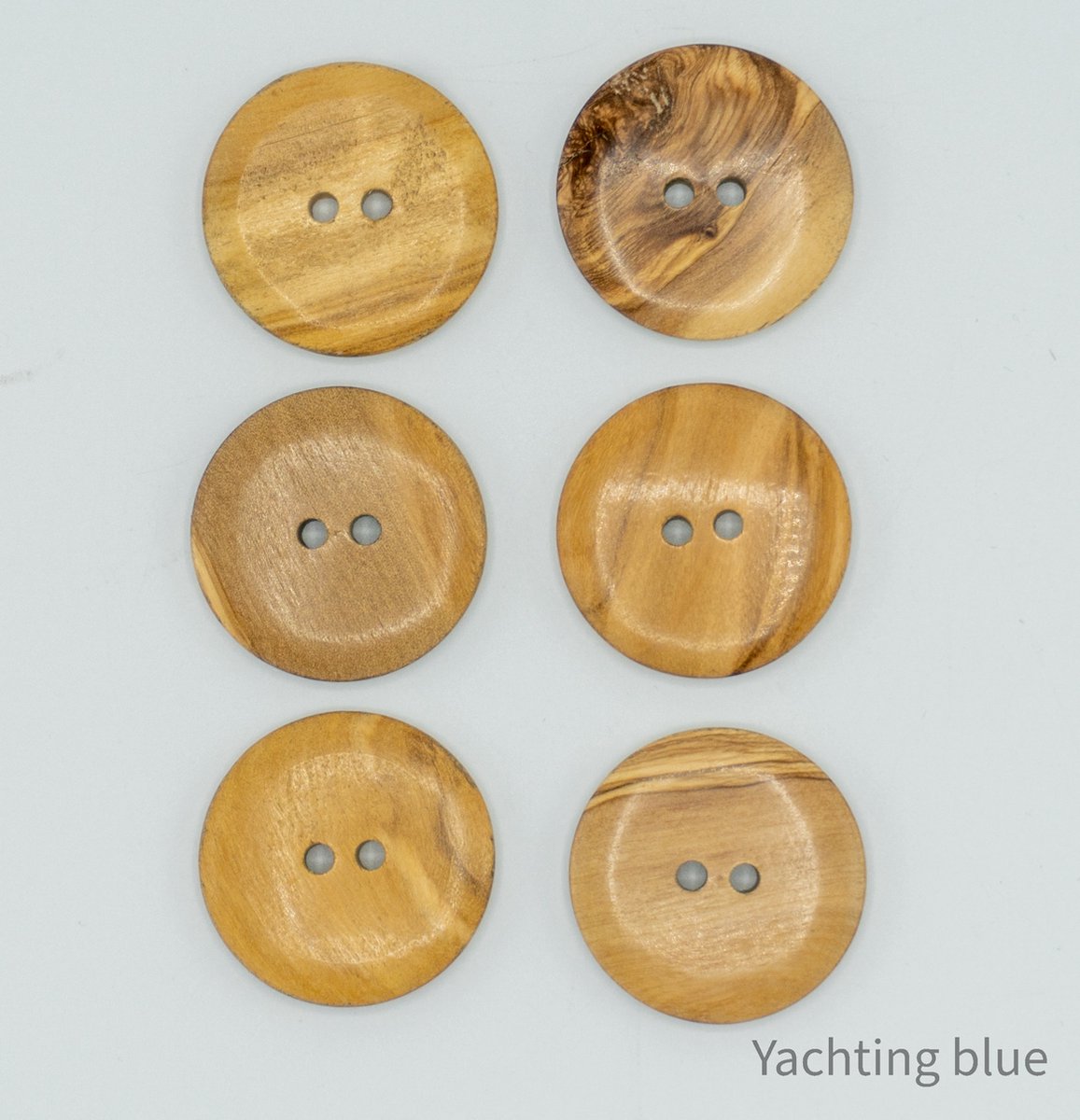 Houten knoop - naaien - knopen - grote knopen - 6 stuks - handwerk ...