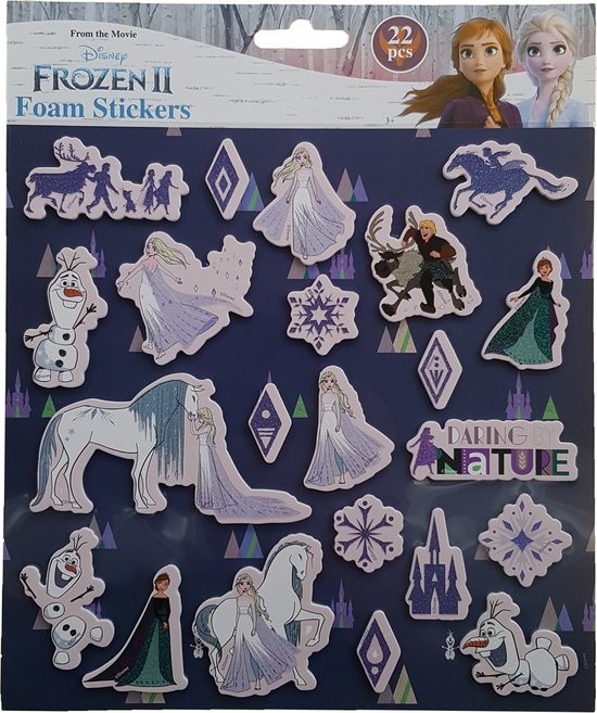 Disney's Frozen "Daring by nature" Stickers +/- 22 Stickers | Sint-tip ...