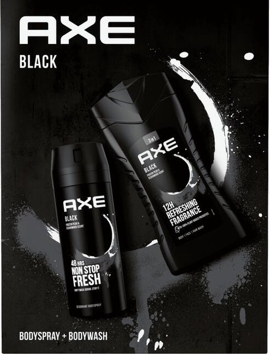 Axe Black Duo Geschenkset met douchegel en bodyspray 250 ml + 150 ml ...