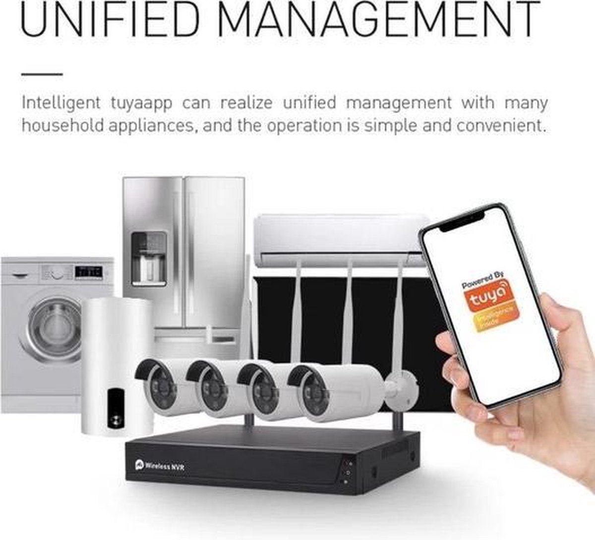 Beveiligingscamera set met 4 Cameras - Nachtzicht - Outdoor Buiten ...