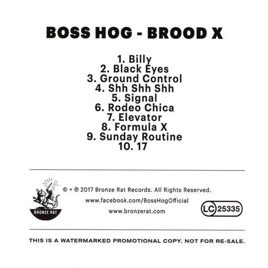 Boss Hog - Brood X (CD), Boss Hog | CD (album) | Muziek | bol