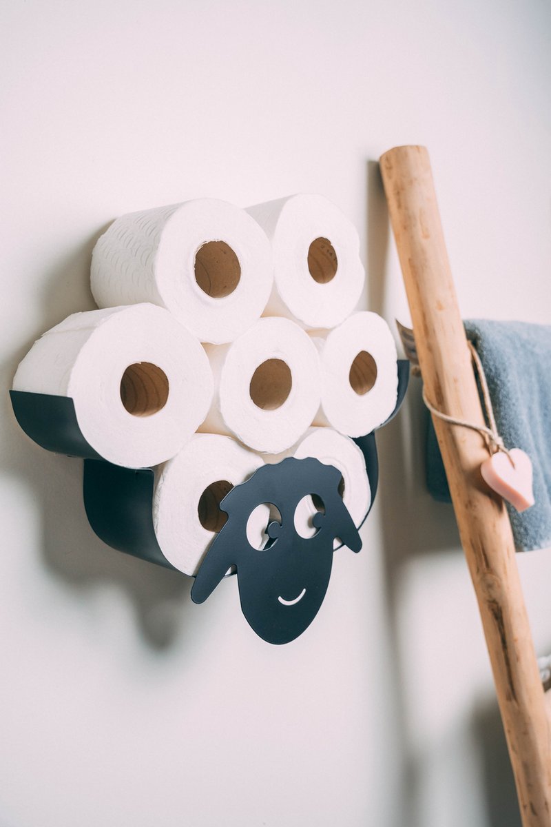 Sens Design schaap toiletrolhouder – wc rolhouder – hangend | bol.com