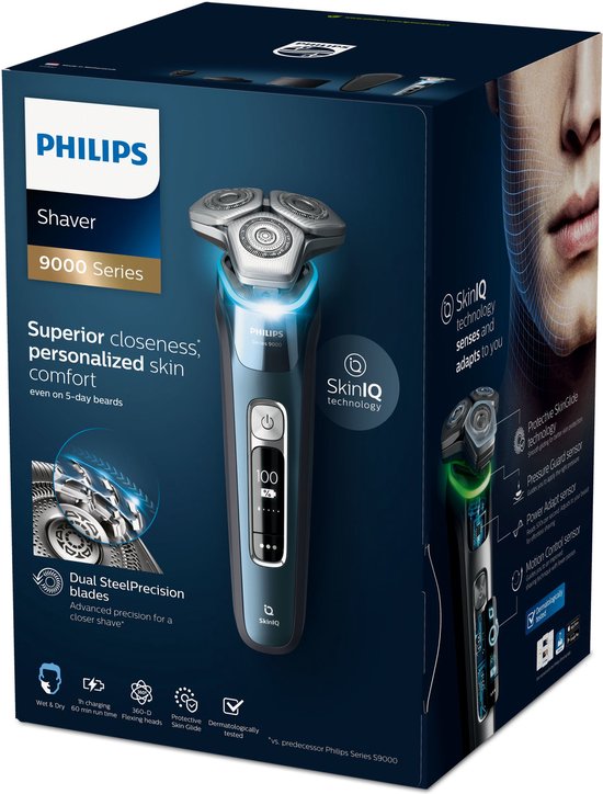 Philips Shaver Series 9000 S9982/59 - Elektrisch Scheerapparaat - Wet ...