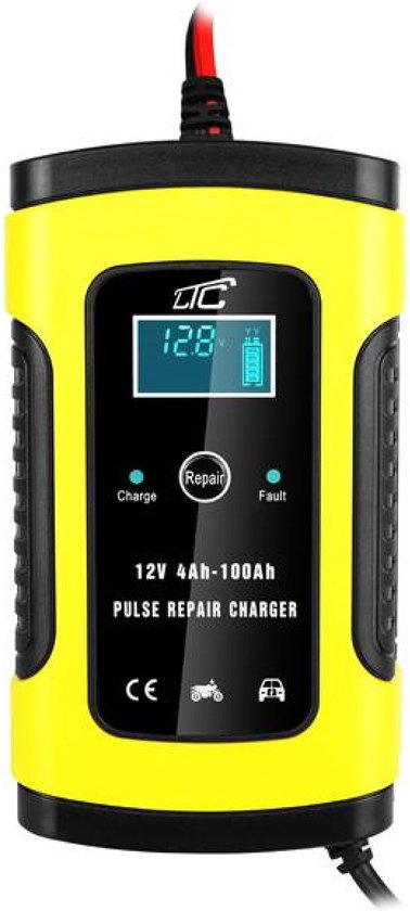 LTC - Auto batterijlader Druppellader - 12V 6A Batterijen Lcd-scherm ...