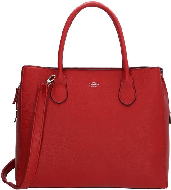 Charm London Stratford Laptoptas 13,3 inch (33 cm) - Rood | bol