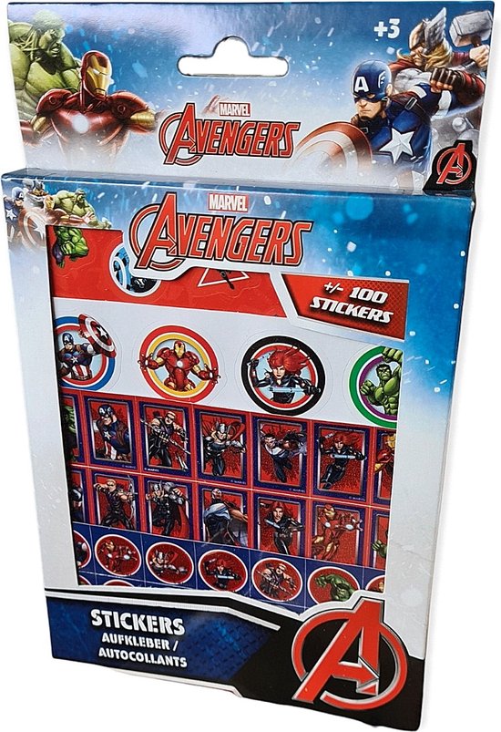 Avengers sticker set +/- 65 stickers | bol.com