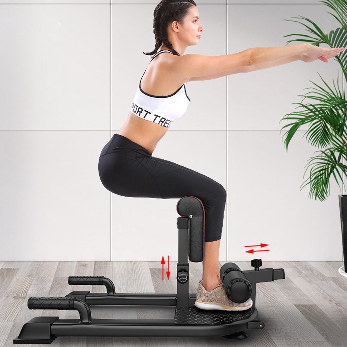 MIKING C-D25 Squat Knee Bend Trainer - Entraîneur de jambes abdominaux ...