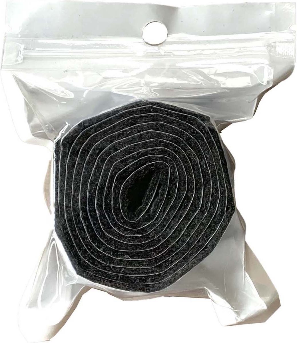 FSW-Products - Zelfklevende Vilt Grijs (Rol 1 Meter) - 3cm breed - Vilt ...