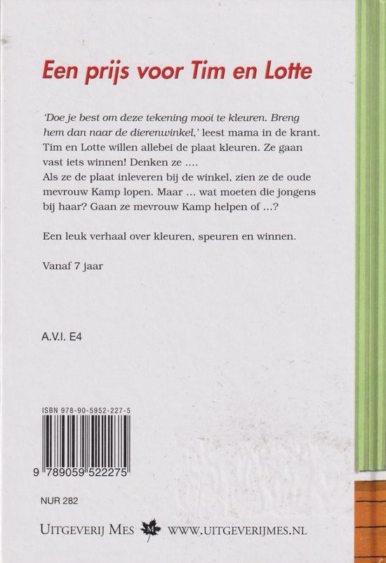 Een prijs voor Tim en Lotte, Gerda Luytjes-Mensink | 9789059522275 ...