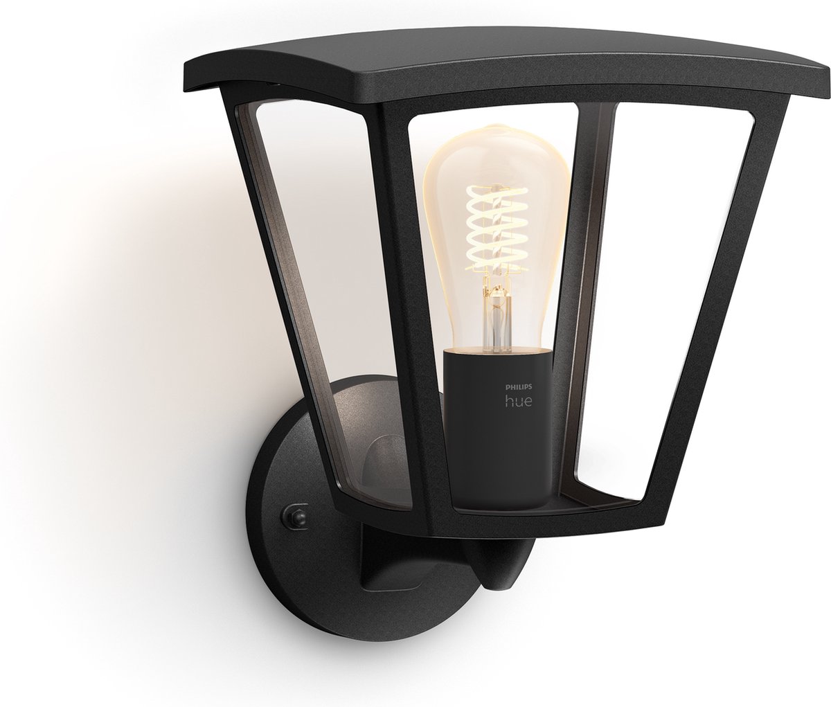 Philips Hue Inara muurlamp - warmwit licht - zwart | bol.com