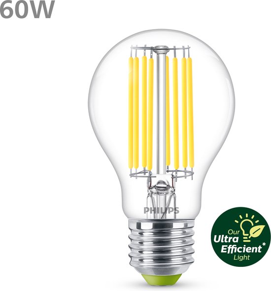 Philips LED CLA 60W A60 E27 4000K CL EELA SRT4 Verlichting | bol.com