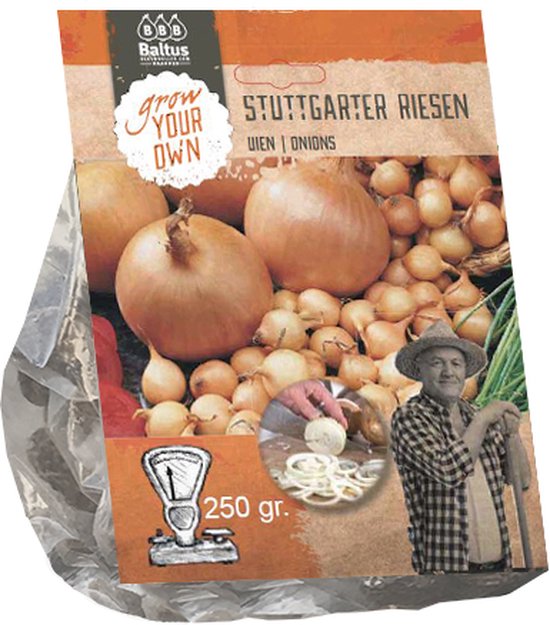 Uien Stuttgarter Riesen (per 250 gram) | bol.com