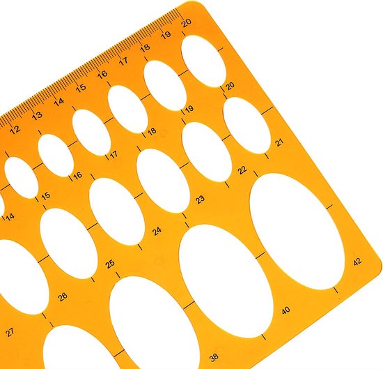 Isometrische Ellips Ovale Ellips Sjabloon Tekening Template - Voor ...