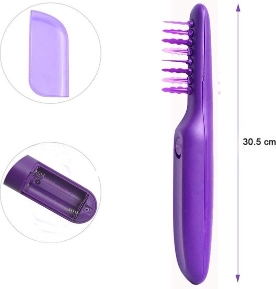 Elektrische Anti Klit Haarborstel - Detangling Brush - Anti Klit Kam ...
