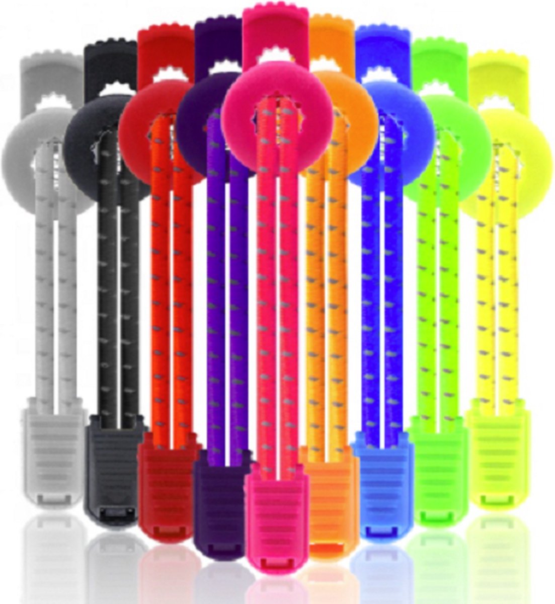 Lock veters | Ronde Elastische Schoenveters - Elastische veters ...