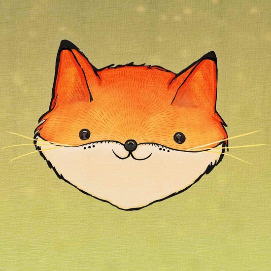 Diamond Painting Klein vosje Diamond Painting 20x20cm. DP Volledige ...