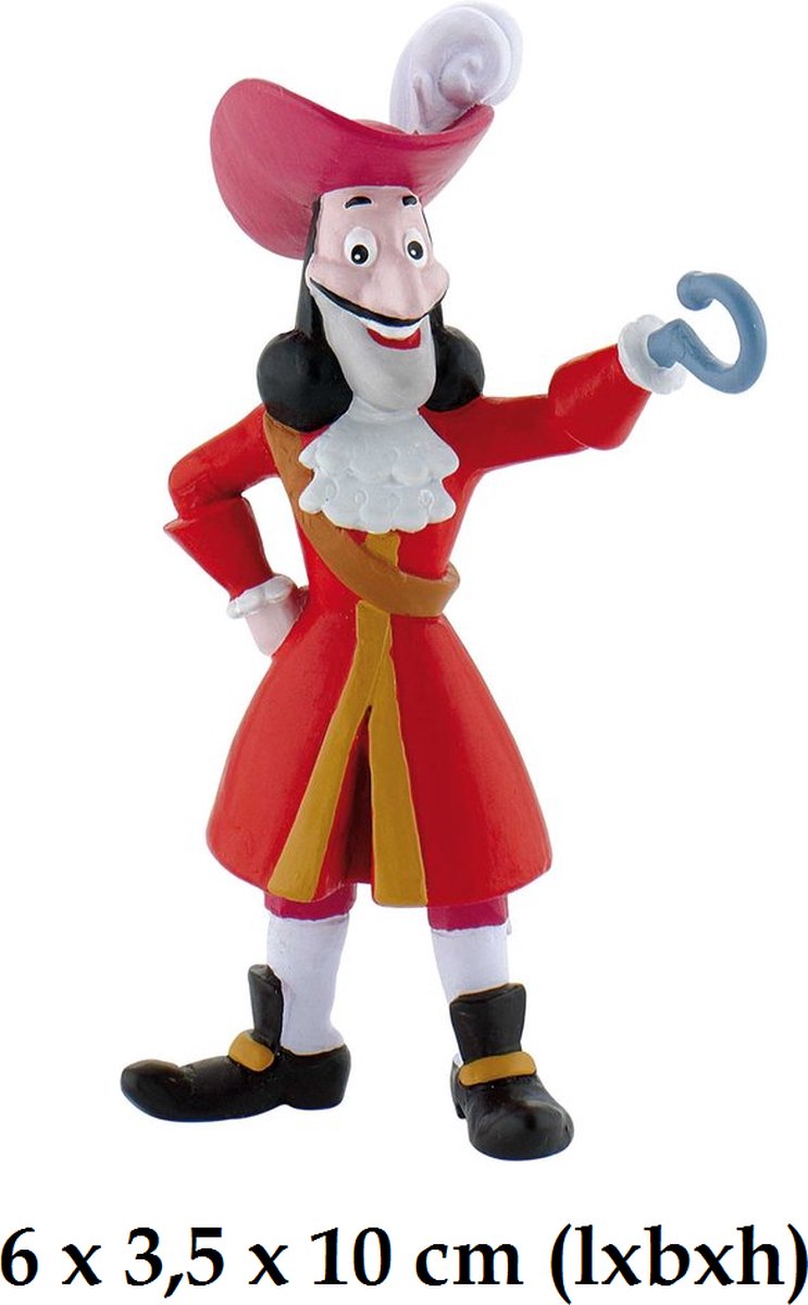 Bullyland - Kapitein Haak - Disney - Speelfiguur - 6 x 3,5 x 10 cm ...