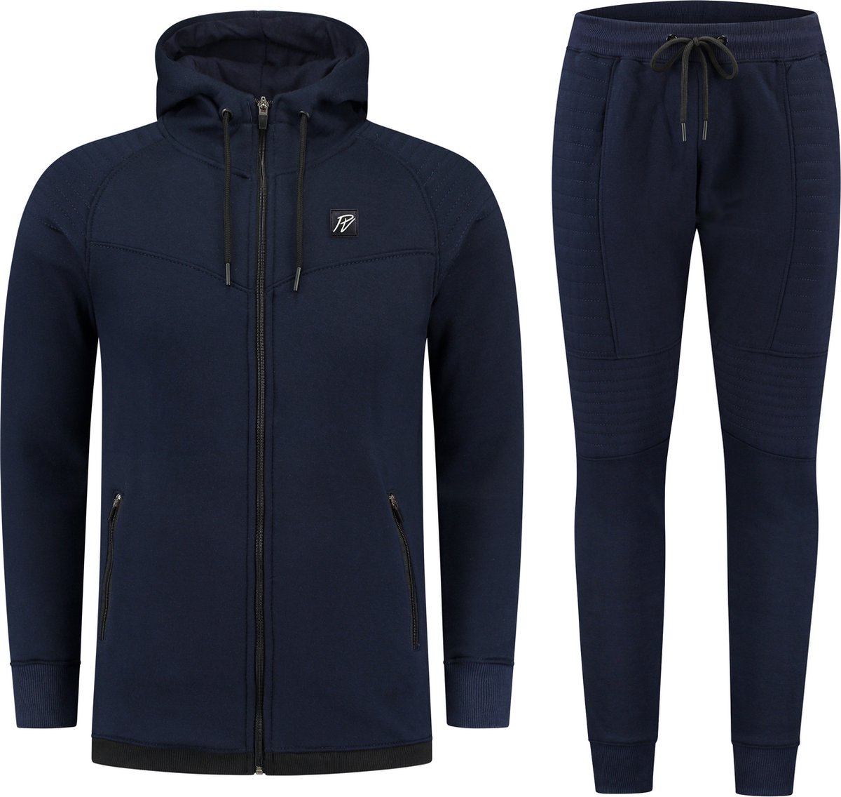 Paulo Vici Joggingpak -Trainingspak heren - Tracksuit - Donkerblauw ...