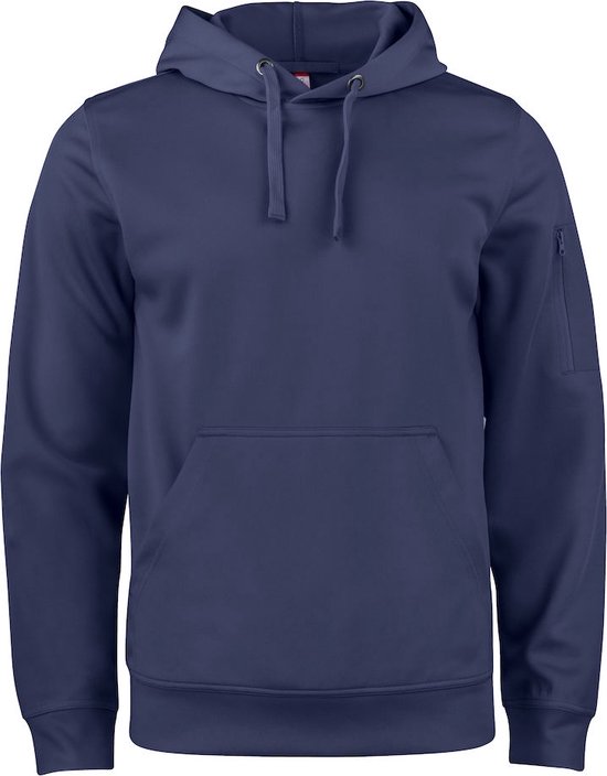 Clique Basic Active Hoody Full Zip dark navy m | bol.com