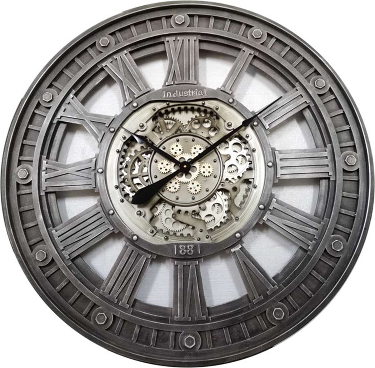 Gear Clock Industrial Elec Antic 117*12cm | bol.com