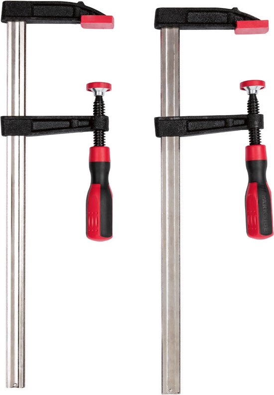 Parkside - Metalen Schroefklemmen - Spanwijdte: 8 cm - Zet je werkstuk ...