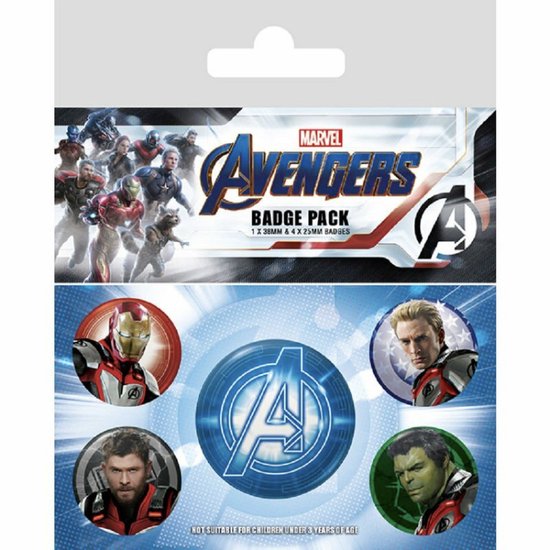 Marvel Avengers - Buttons- Badge - Superhelden - Giftpack | bol