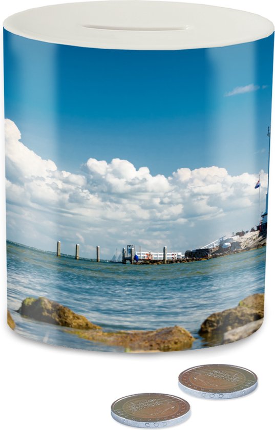 Spaarpot - Spaarblik - Vuurtoren - Water - Nederland - Spaarpotten ...