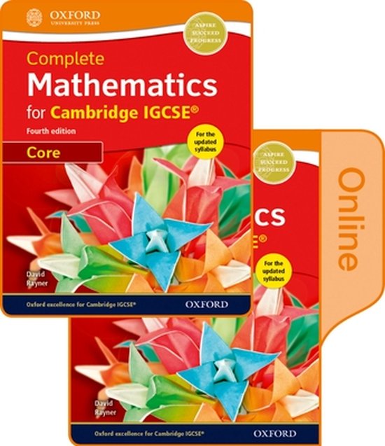 Complete Mathematics for Cambridge IGCSE (R) Print & Online Student Book (Core) |... | bol.com