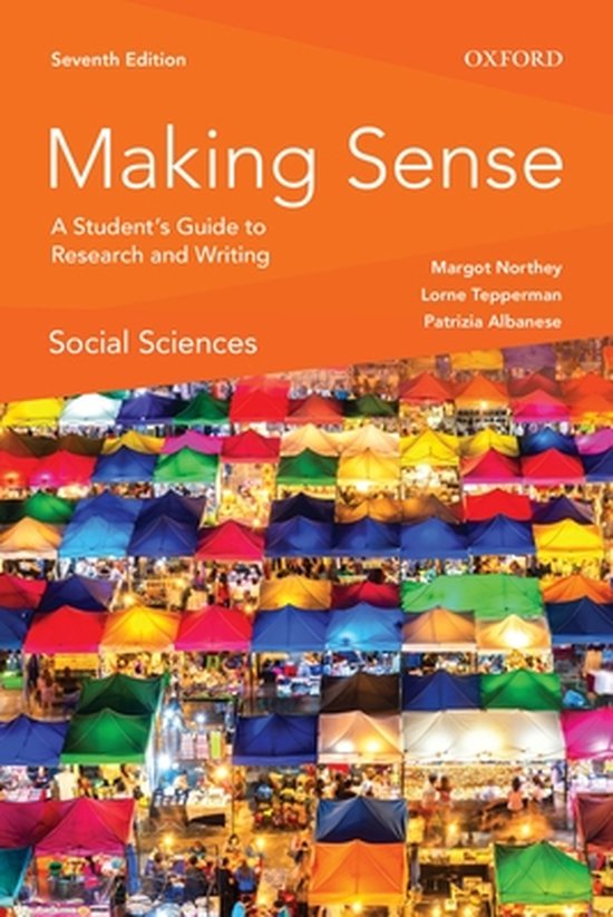 Making Sense- Making Sense in the Social Sciences, Margot Northey ...